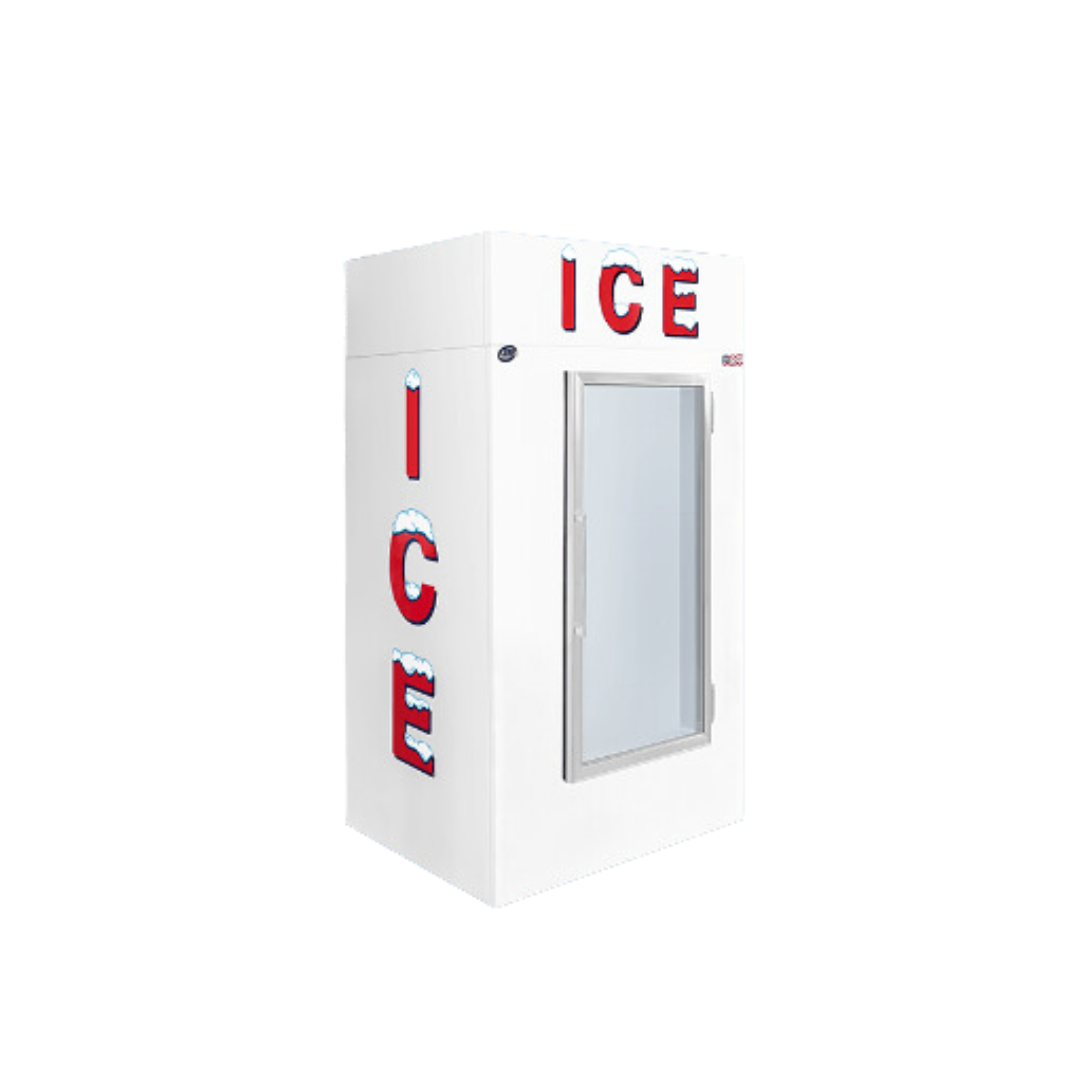 Leer Model 40 Glass Door Ice Merchandiser — Modern Ice