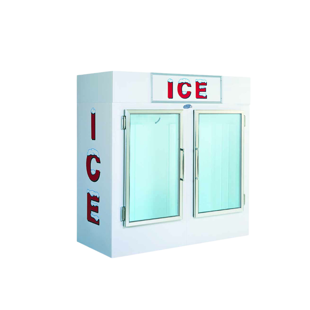 Leer Model 75 Glass Door Ice Merchandiser — Modern Ice